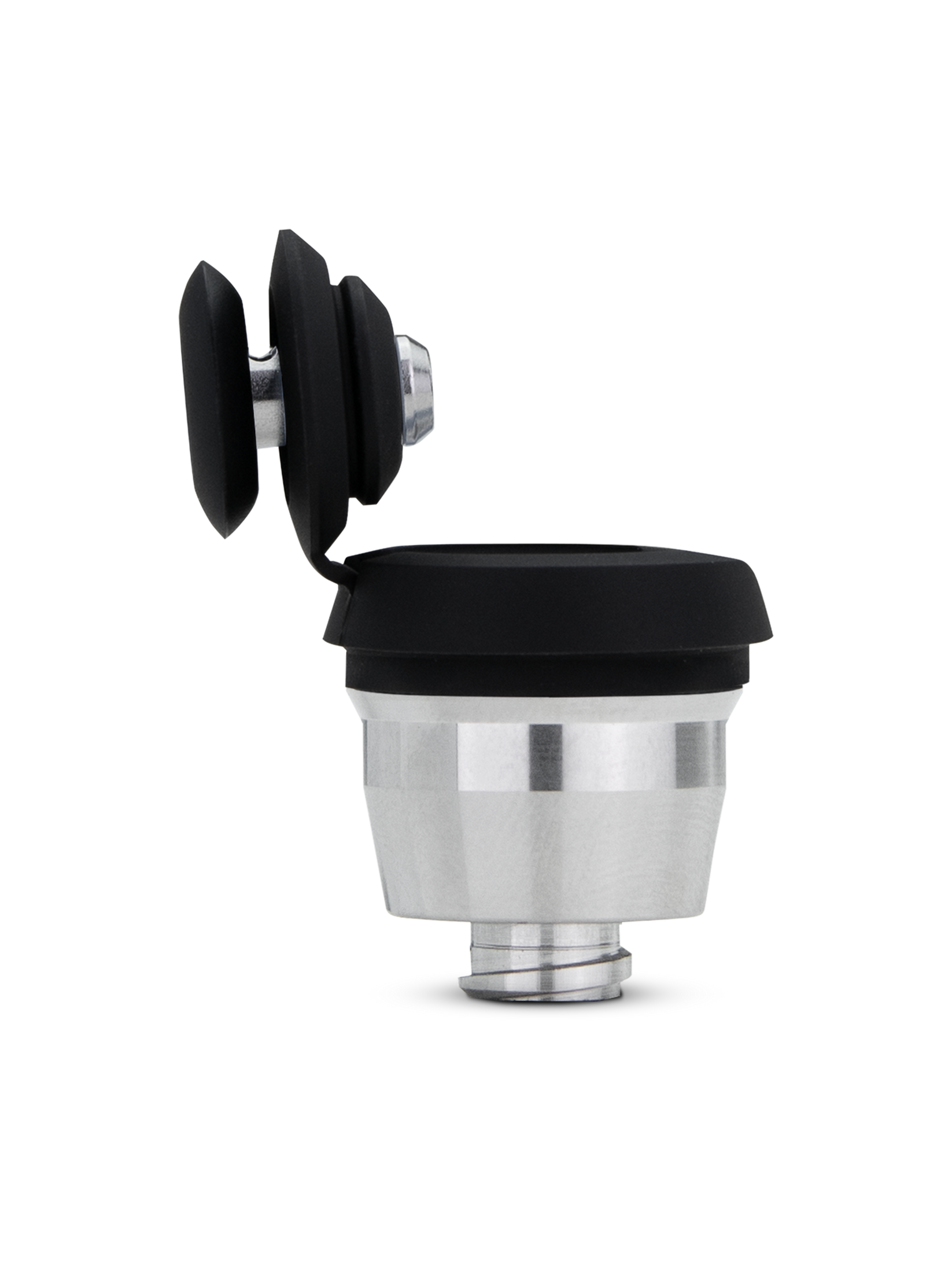New Peak Joystick Cap - Onyx Black Carb Cap | Puffco