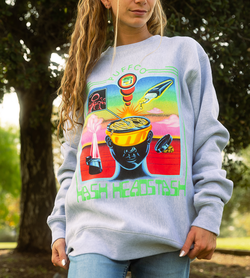 Head Stash Crewneck - Trippy Sweatshirt | Puffco